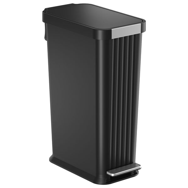 50 Liter / 13.2 Gallon SoftStep Elongated Step Pedal Kitchen Trash Can ...
