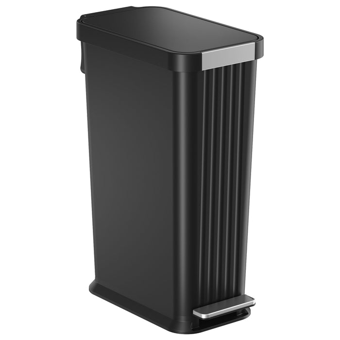 50 Liter / 13.2 Gallon SoftStep Elongated Step Pedal Kitchen Trash Can ...