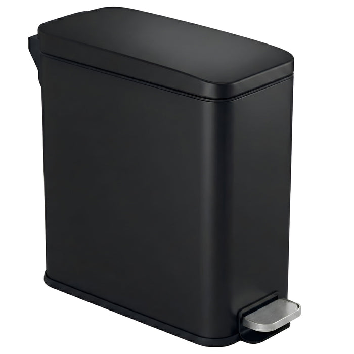 11.4 Liter / 3 Gallon SoftStep Matte Black Stainless Steel Slim Step P ...